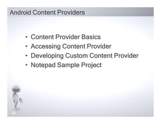 Android content provider | PPT