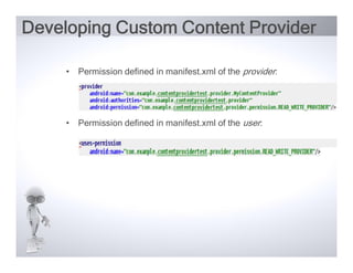 Android content provider | PPT