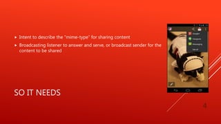 Android content provider explained | PPTX | Operating Systems | Computer Software and Applications