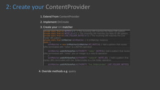 Android content providers | PPTX