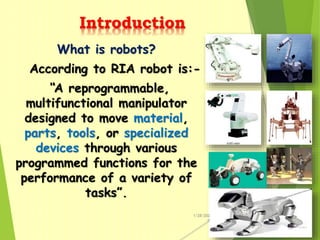 Android controlled 5 dof robotic arm | PPT