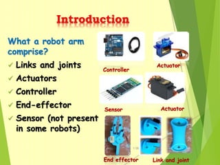 Android controlled 5 dof robotic arm | PPT
