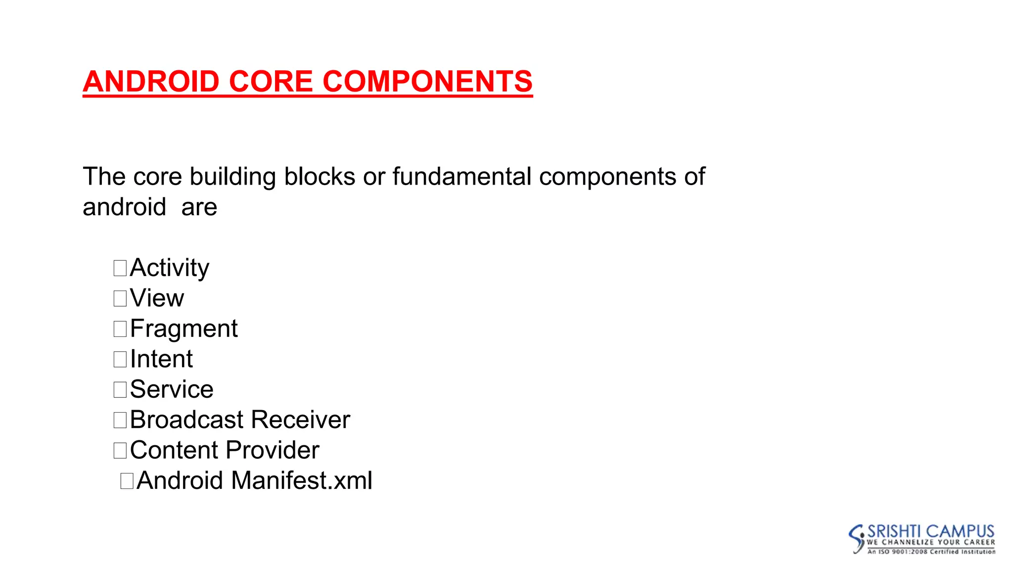 Android core components.pptx