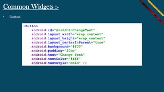 Android course session 6 ( intoduction to android) | PPT