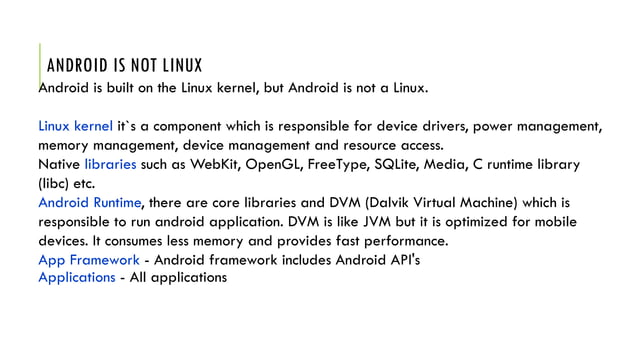 Introduction to Android Development | PDF | Operating Systems ...