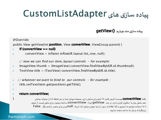 Android Custom Listview