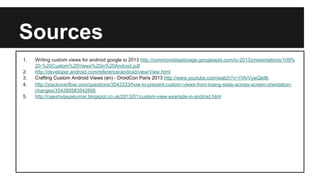 Android custom views | PPT