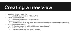 Android custom views | PPT