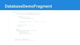 Android Database Tutorial | PPT