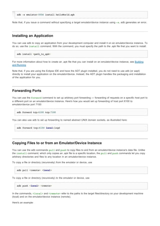 Android debug bridge android developers | PDF