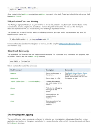 Android debug bridge android developers | PDF