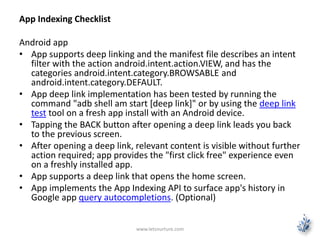 Android Deep Linking | PPT