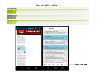 Android design elements | PPT