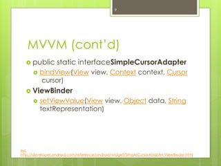 android design pattern | PDF