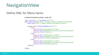 I/O Rewind 2015 : Android Design Support Library | PPT