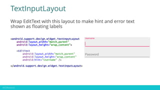 I/O Rewind 2015 : Android Design Support Library | PPT