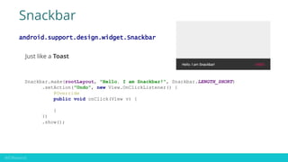 I/O Rewind 2015 : Android Design Support Library | PPT