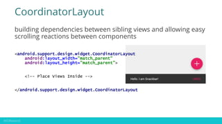 I/O Rewind 2015 : Android Design Support Library | PPT