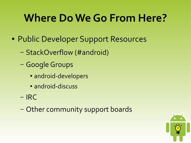 Android Development...The 20,000-Foot View | PPT