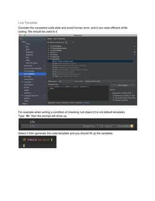Android develop guideline | PDF