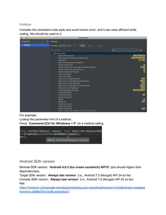 Android develop guideline | PDF