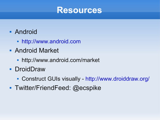 Android Development | ODP
