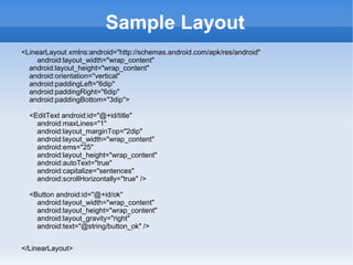 Android Development | ODP