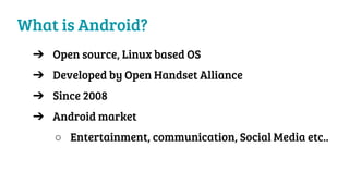 Android development | PPT | Free Download