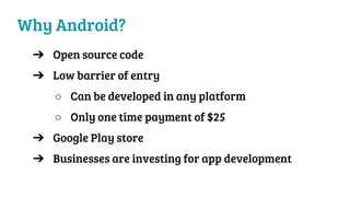 Android development | PPT