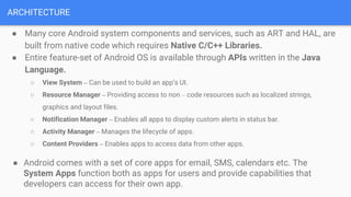 Android Development : (Android Studio, PHP, XML, MySQL) | PPT
