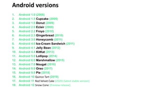 Android development | PPT