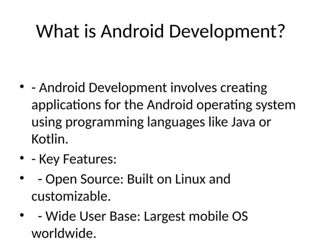 Android_Development.pptx aaaaaaaaaaaaaaaaaaaaaaaaaaaaaa | PPT