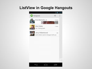 Android development - ListView & Adapter | PDF