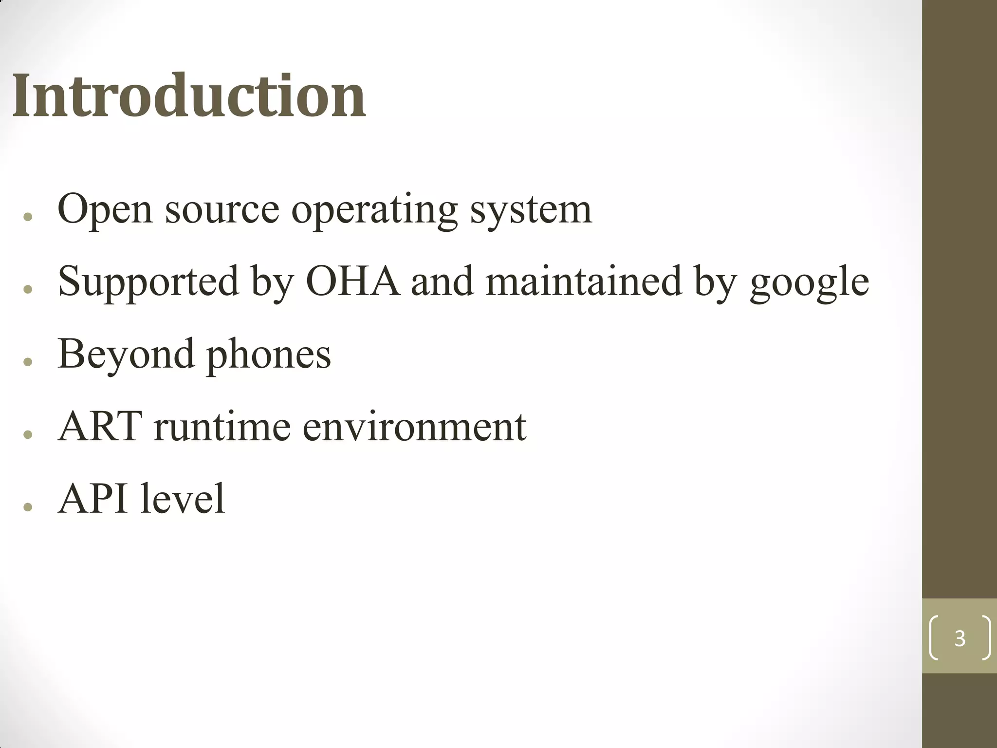 Android development basics | PPT