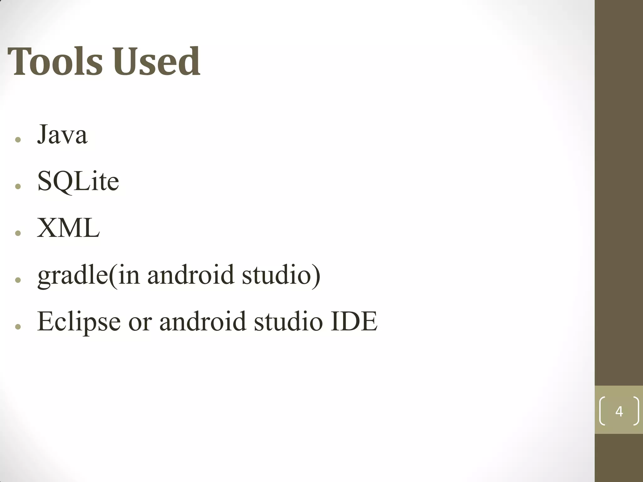 Android development basics | PPT