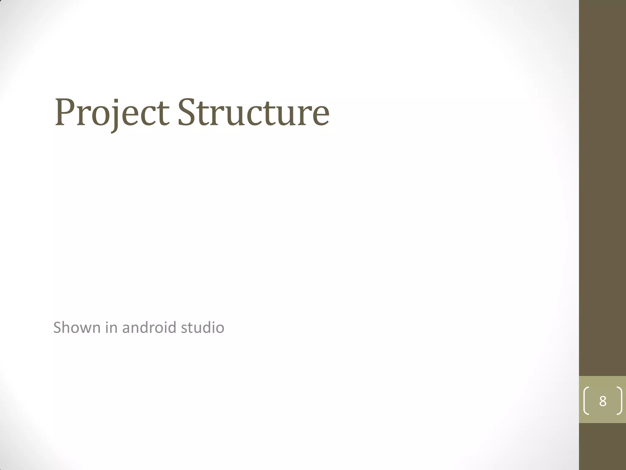 Android development basics | PPT