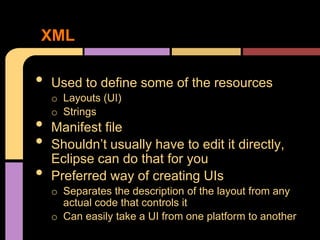 Android development orientation for starters v2 | PPTX