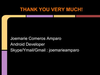 Android development orientation for starters v2 | PPTX