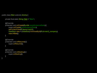 Android development patterns and tips | PPT