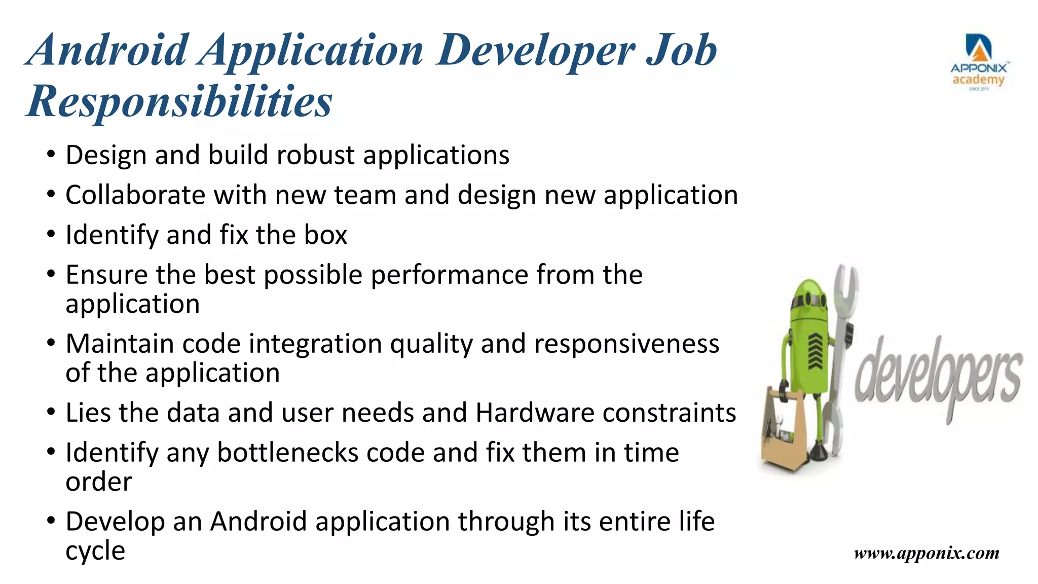 Android development training | PPT