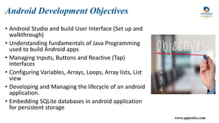 Android development training | PPTX