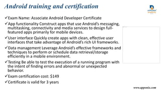 Android development training | PPTX