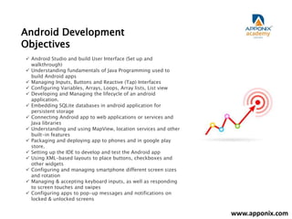 Android development training | PPT