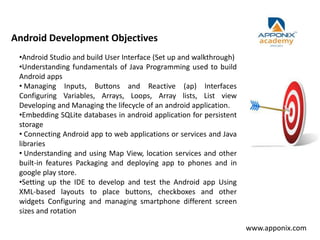 Android development training | PPT