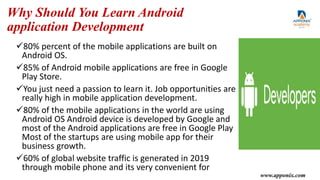 Android Development Training | PPTX | Operating Systems | Computer Software and Applications