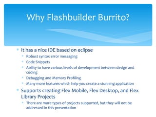 Android Development with Flash Builder Burrito | PPT
