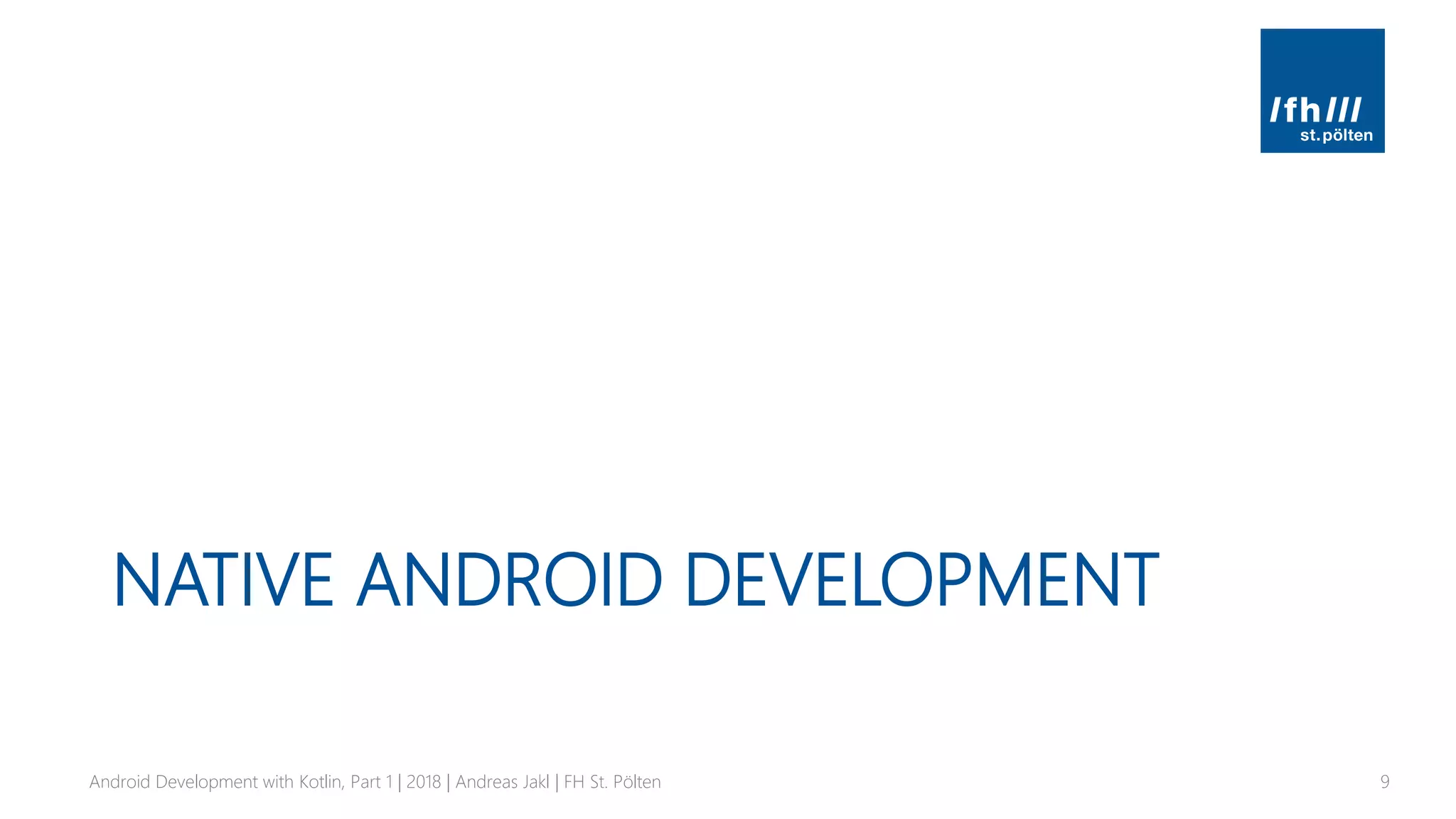 Android Development With Kotlin Part 1 Introduction Ppt