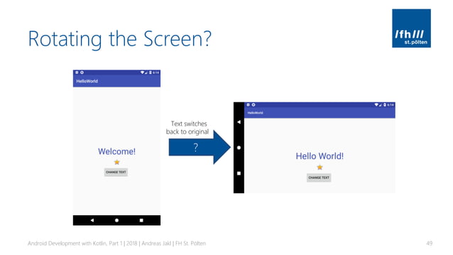 Android Development With Kotlin Part 1 Introduction Ppt
