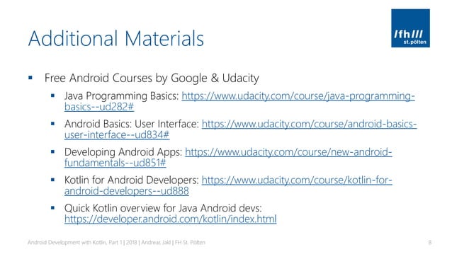 Android Development with Kotlin, Part 1 - Introduction | PDF