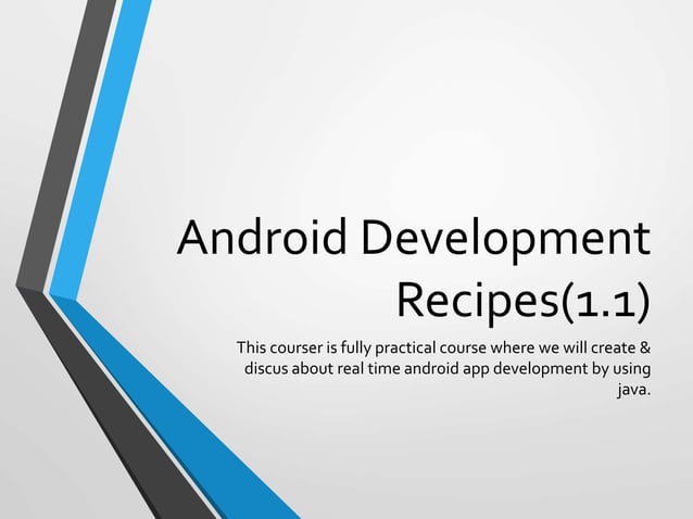 Android Development recipes with java.pptx